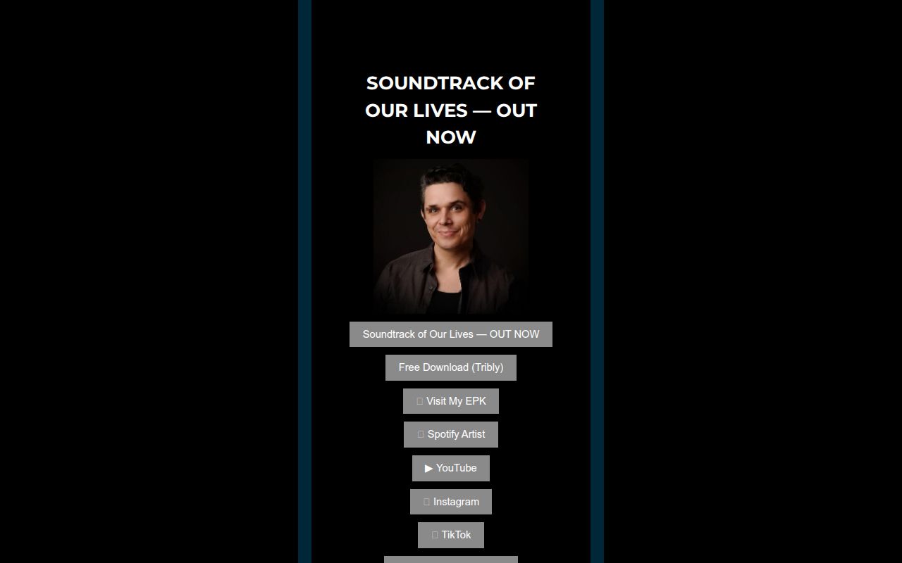 Tim Kranz Music | Pre-Save ‘Soundtrack of Our Lives’ – Nov 17 2025